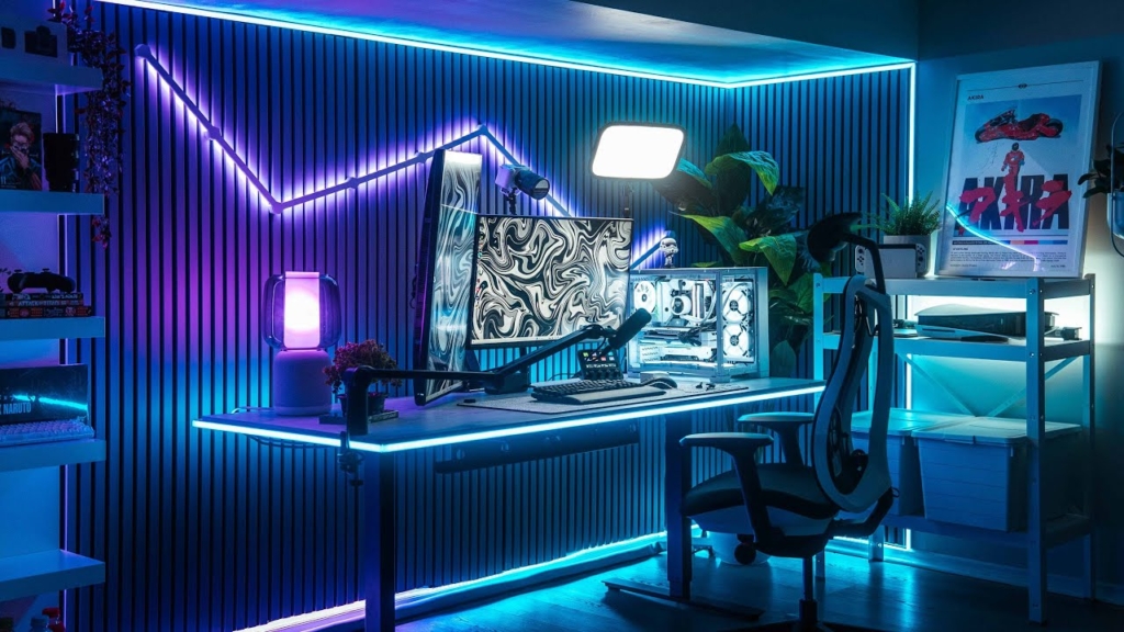 Das ultimative Gaming-Desk-Setup - Komplettes DIY-Makeover